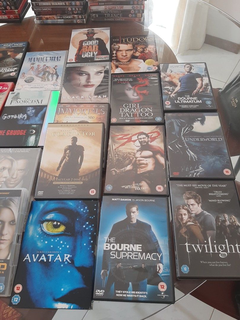 Collection of dvd movies, job lot, over 120 including boxed sets ...