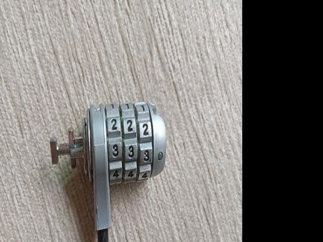 Computer laptop cable lock. Number lock., Computers & Tech, Parts ...