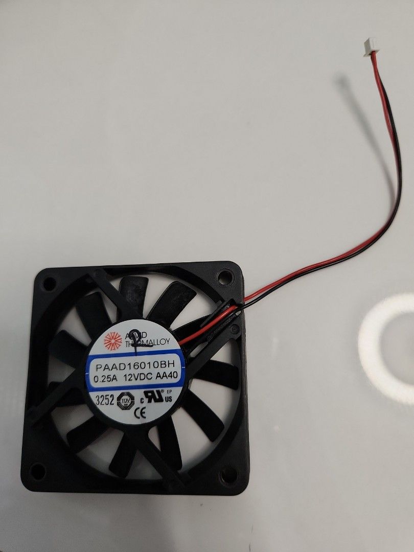 Cooling fan 12VDC 0.25A, Computers & Tech, Parts & Accessories ...