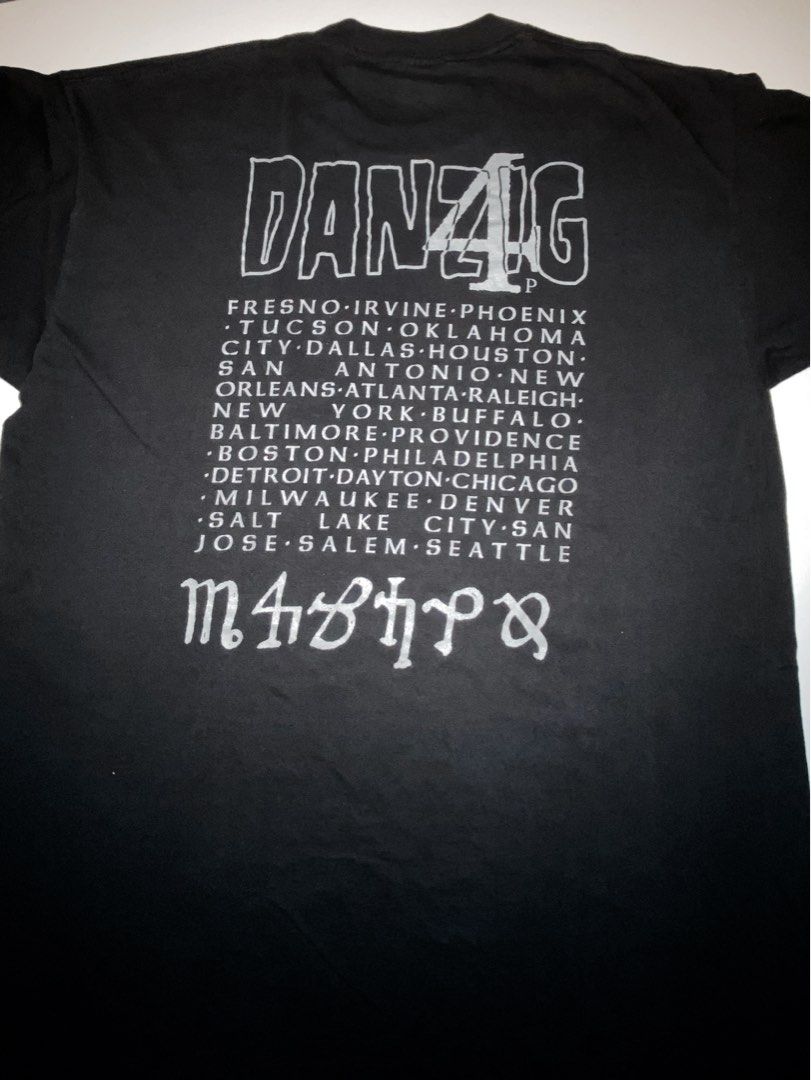 DANZIG BAND TEE, Men's Fashion, Tops & Sets, Tshirts & Polo Shirts on ...