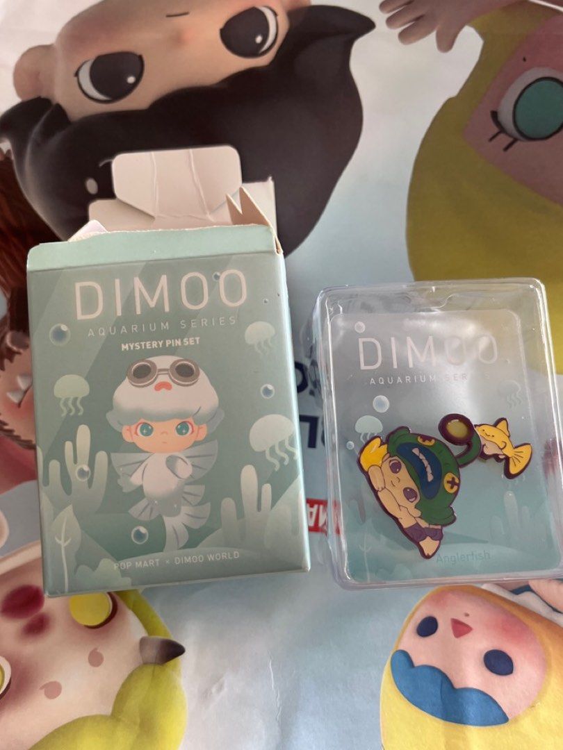 DIMOO aquarium series pin (anglerfish), Hobbies & Toys, Toys & Games on ...