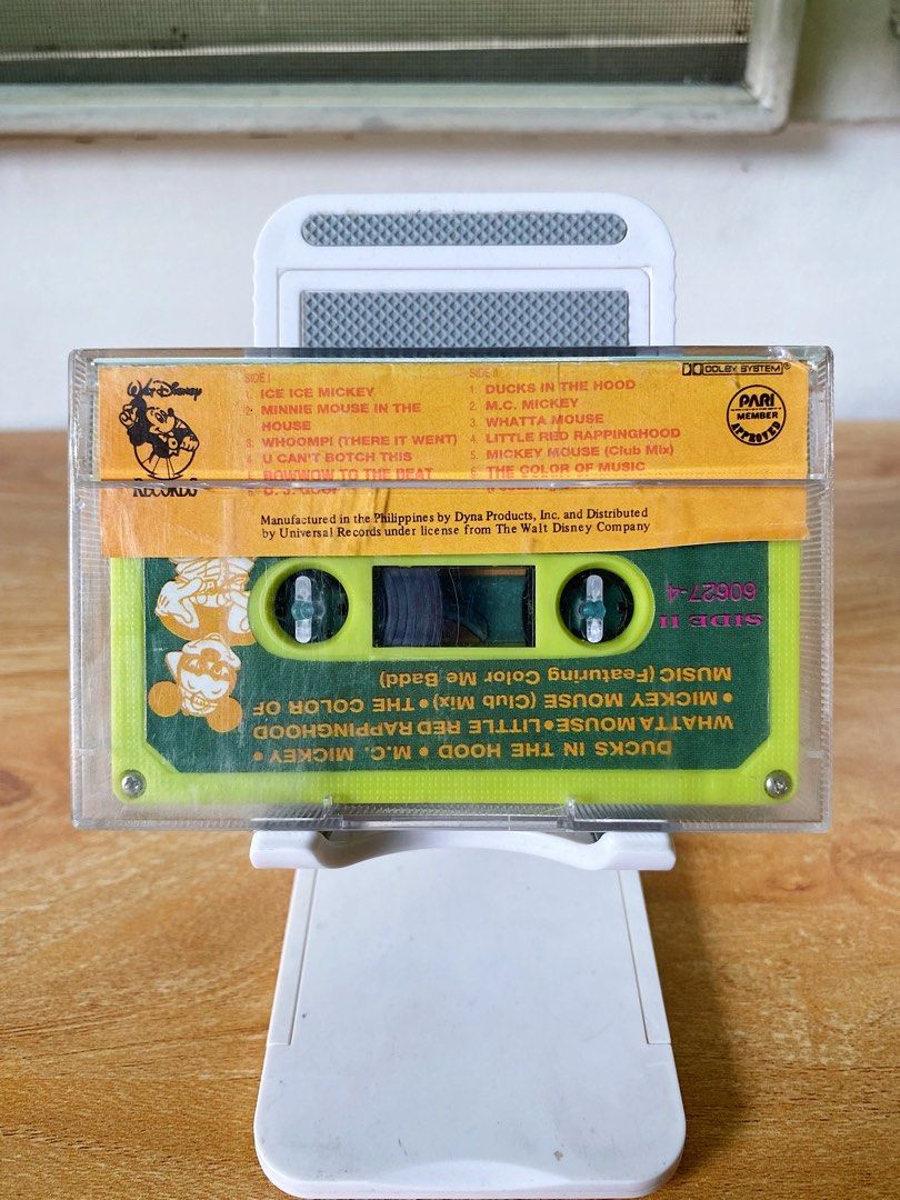 Disney - Mickey UNRAPPED - (1994) Cassette Tape, Hobbies & Toys, Music ...