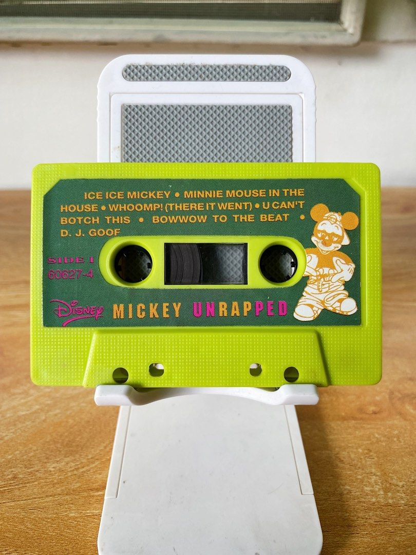 Disney - Mickey UNRAPPED - (1994) Cassette Tape, Hobbies & Toys, Music ...