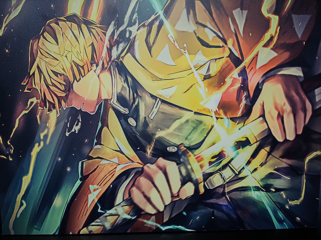 Displate zenitsu, Furniture & Home Living, Home Decor, Frames ...