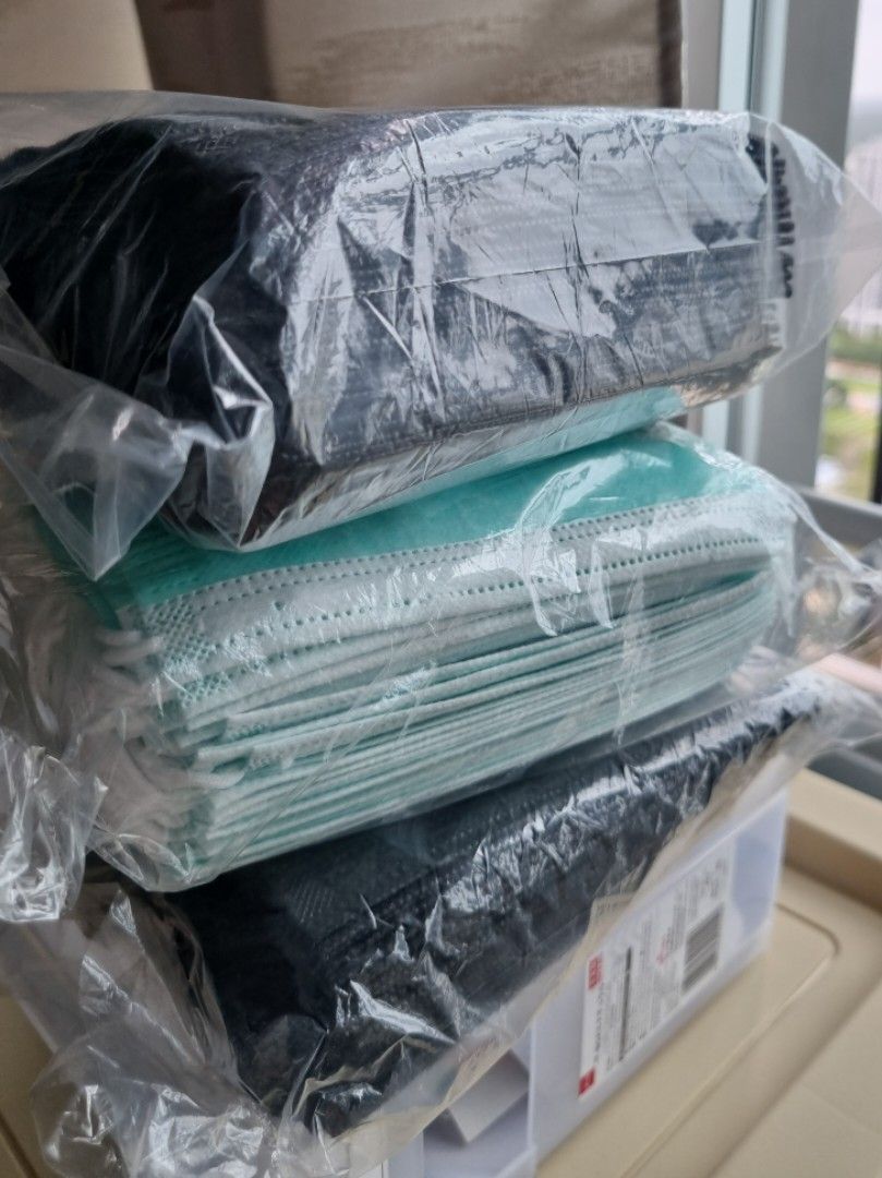 Disposable mask 50s, Health & Nutrition, Face Masks & Face Shields on ...