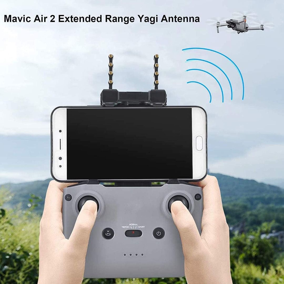 DJI Mavic Antenna Range Extender, Photography, Drones on Carousell