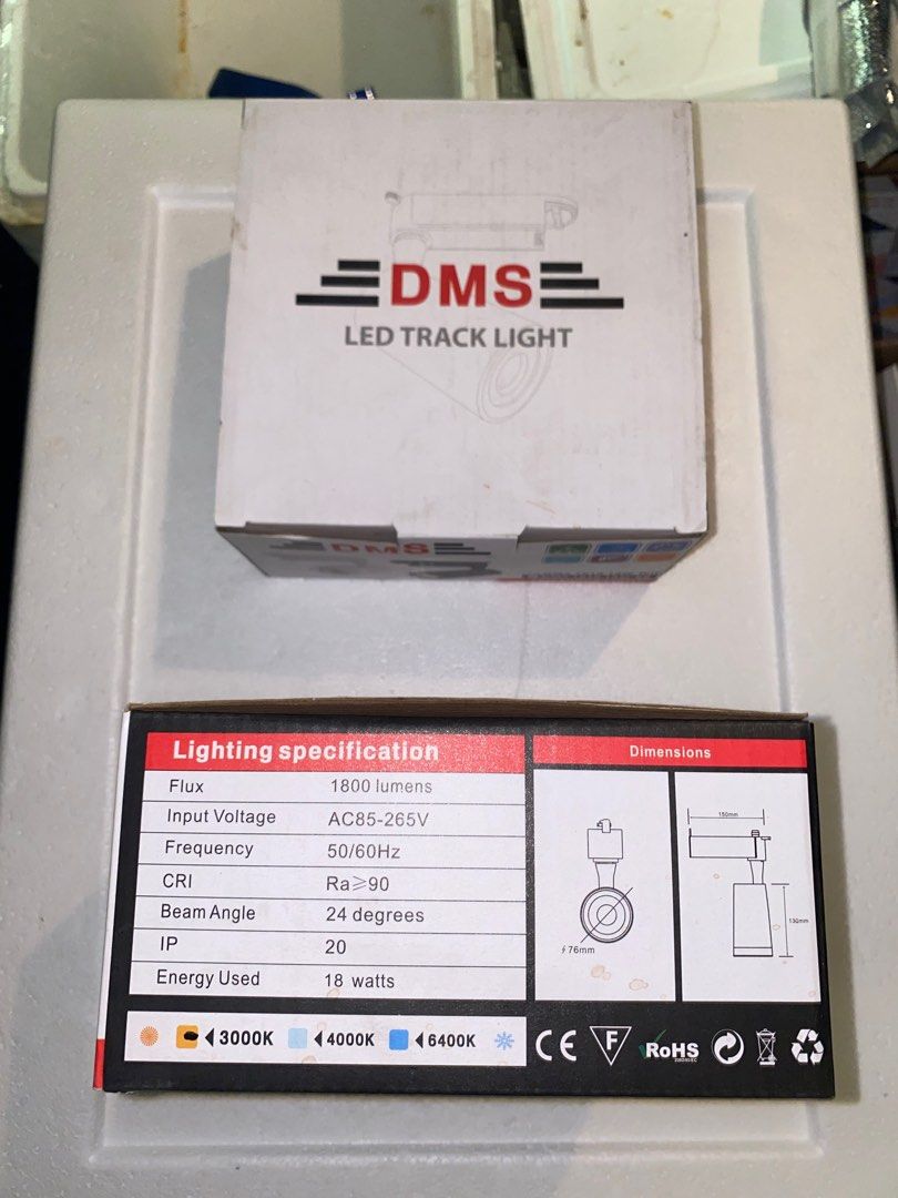 DMS - LED Track Light, Furniture & Home Living, Lighting & Fans ...