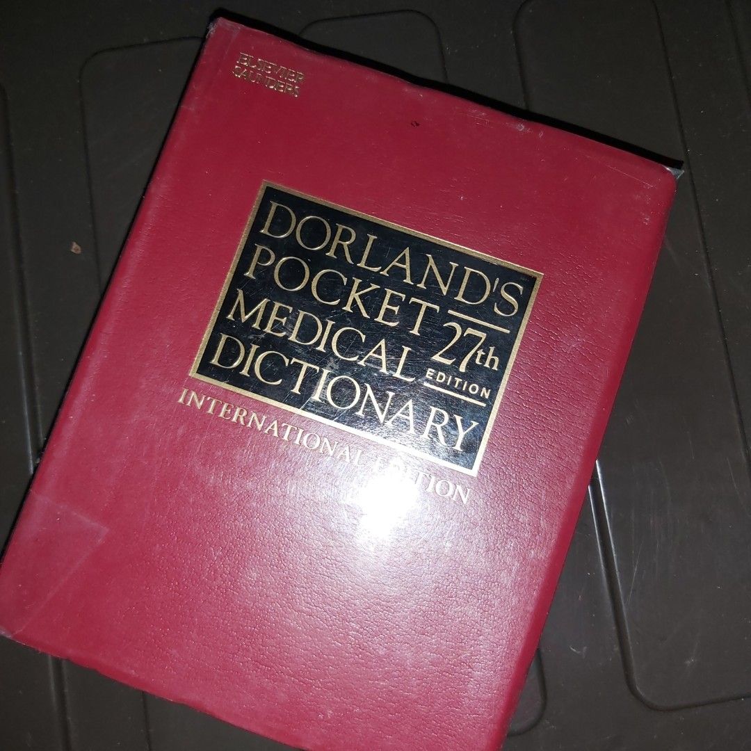 Dorland's Pocket Medical Dictionary 27th Ed., Hobbies & Toys, Books ...