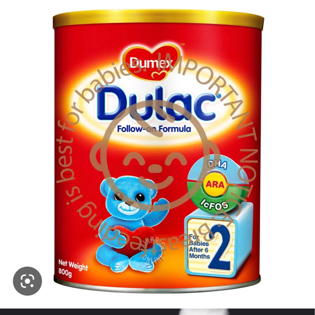 Dulac dumex stage 2 milk powder, Babies & Kids, Nursing & Feeding ...