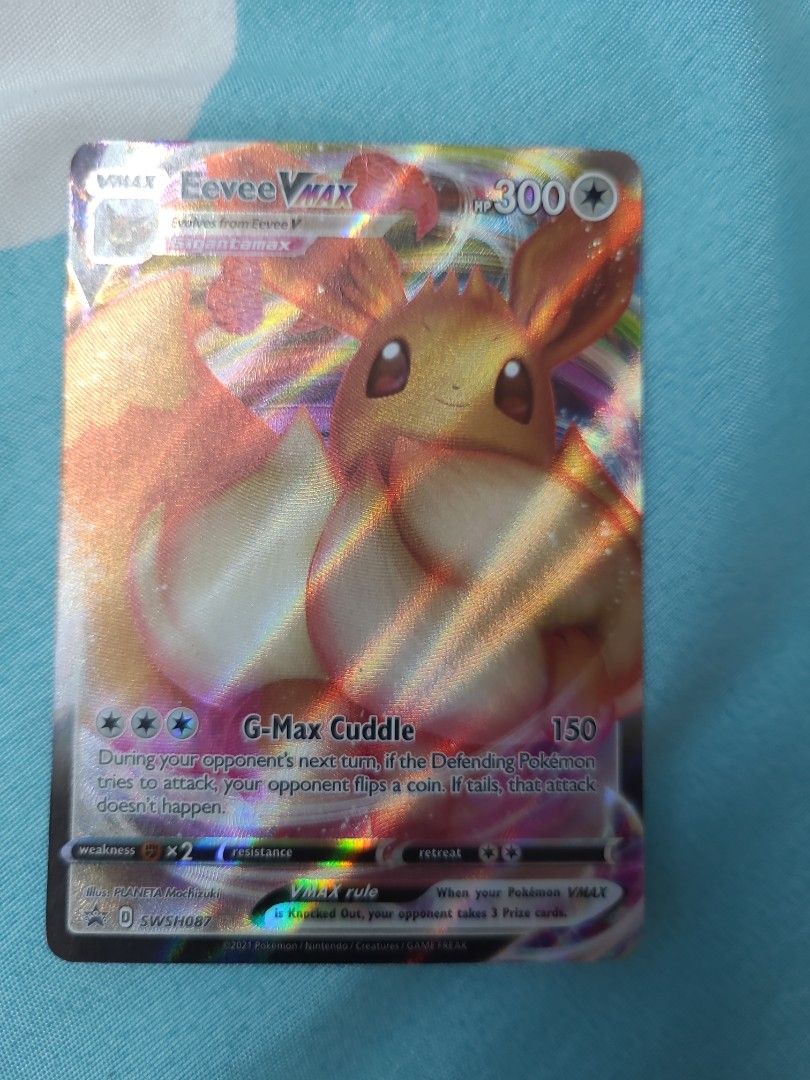 Eevee Vmax, Hobbies & Toys, Toys & Games on Carousell