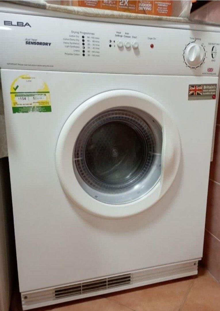 Elba 6kg Tumbler Dryer, TV & Home Appliances, Washing Machines and ...