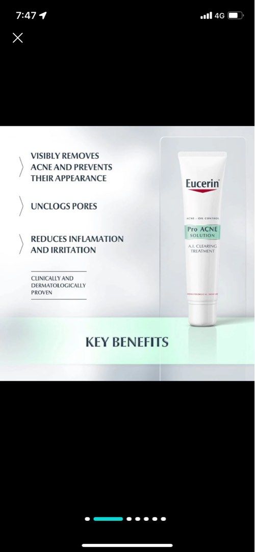 Eucerin A.I. Clearing Treatment, Beauty & Personal Care, Face, Face Care on Carousell