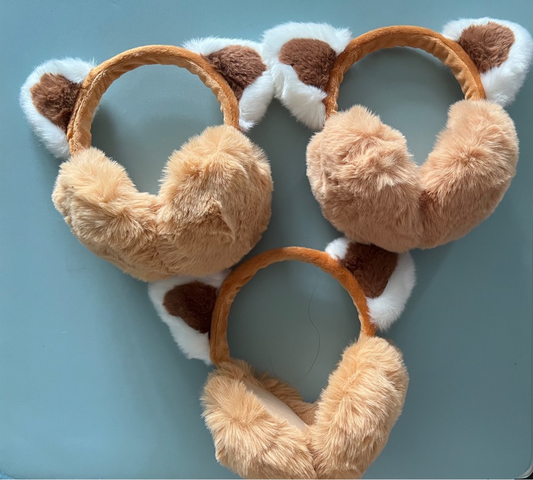 Everland Ear Muff headband (red panda ears), Women's Fashion, Watches ...