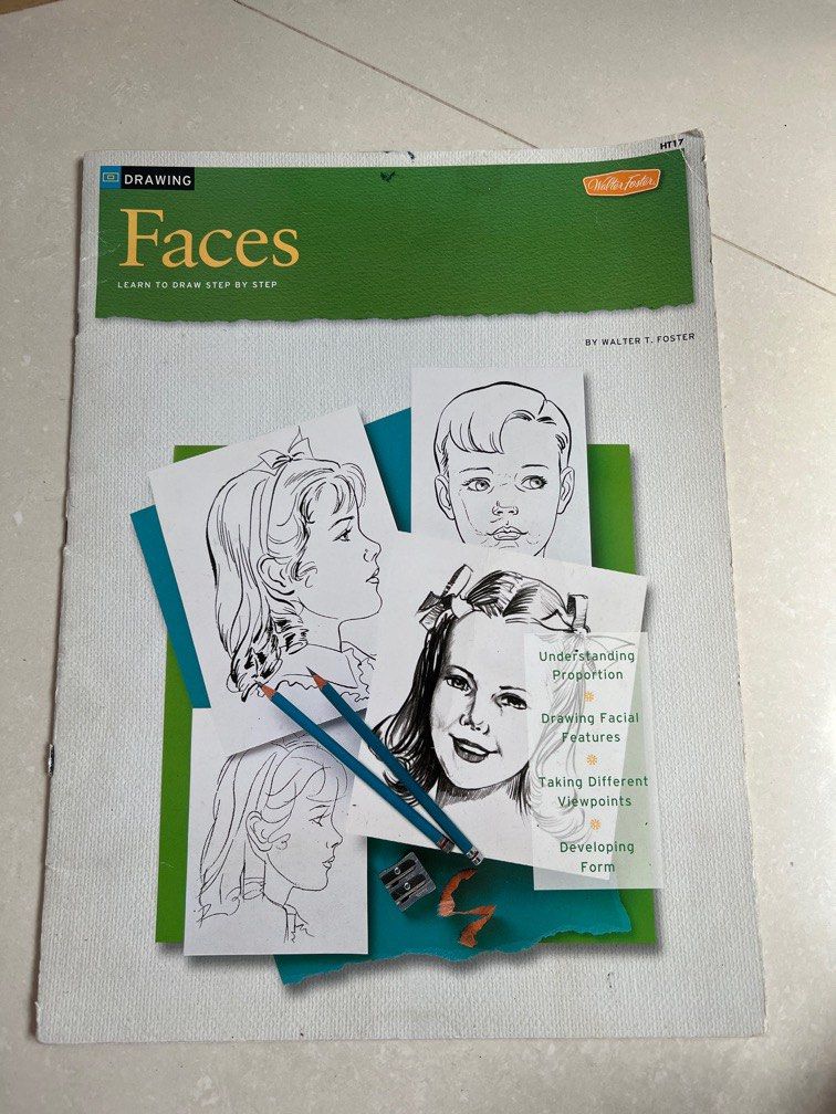 Faces - learn to draw step by step by Walter Foster, Hobbies & Toys ...