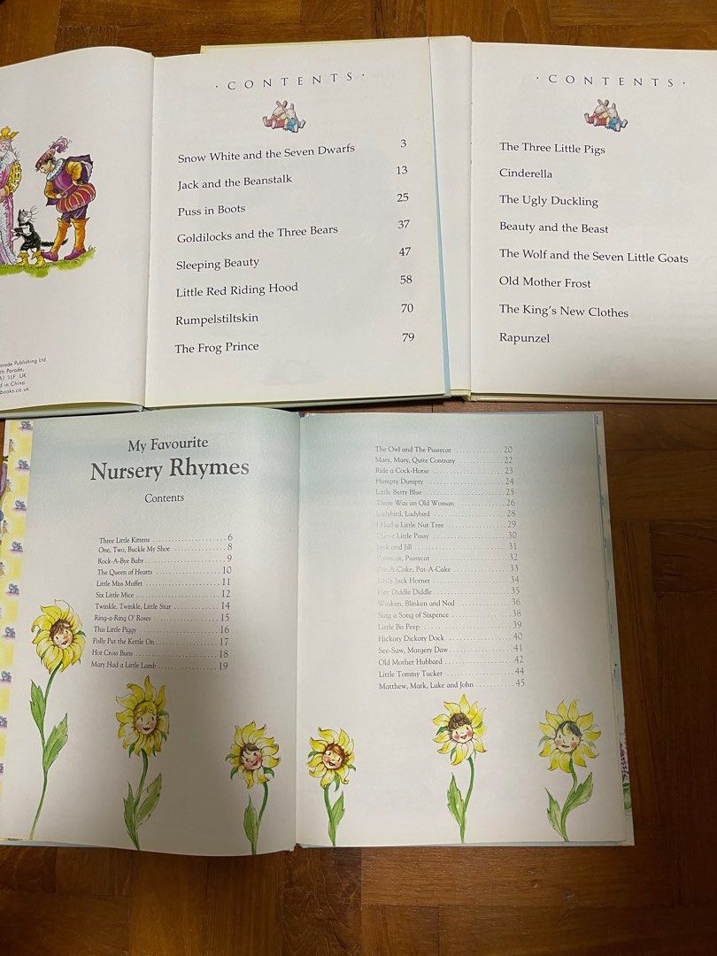 Fairy tale stories and nursery rhyme with CD, Hobbies & Toys, Books ...