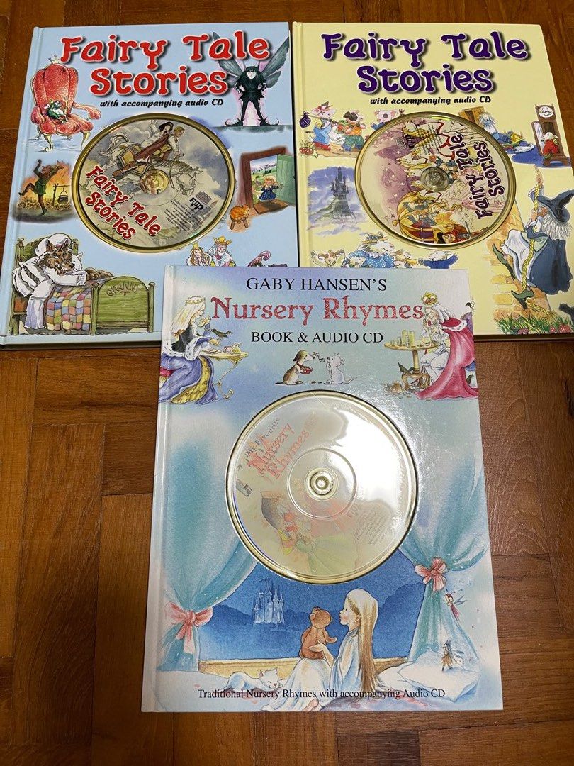 Fairy tale stories and nursery rhyme with CD, Hobbies & Toys, Books ...