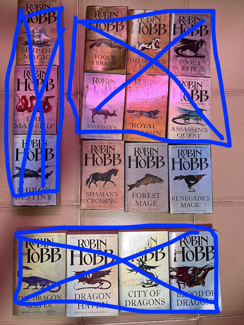 Fantasy books by Robin Hobb, Hobbies & Toys, Books & Magazines, Fiction ...