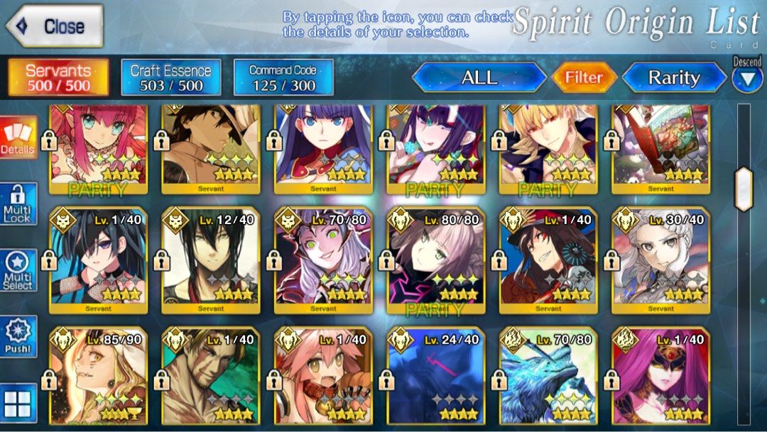 FGO HIGH LEVEL ACCOUNT, Video Gaming, Gaming Accessories, Game Gift ...