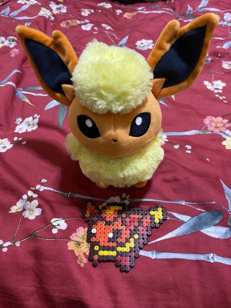 Flareon Pyssla Bead, Everything Else on Carousell