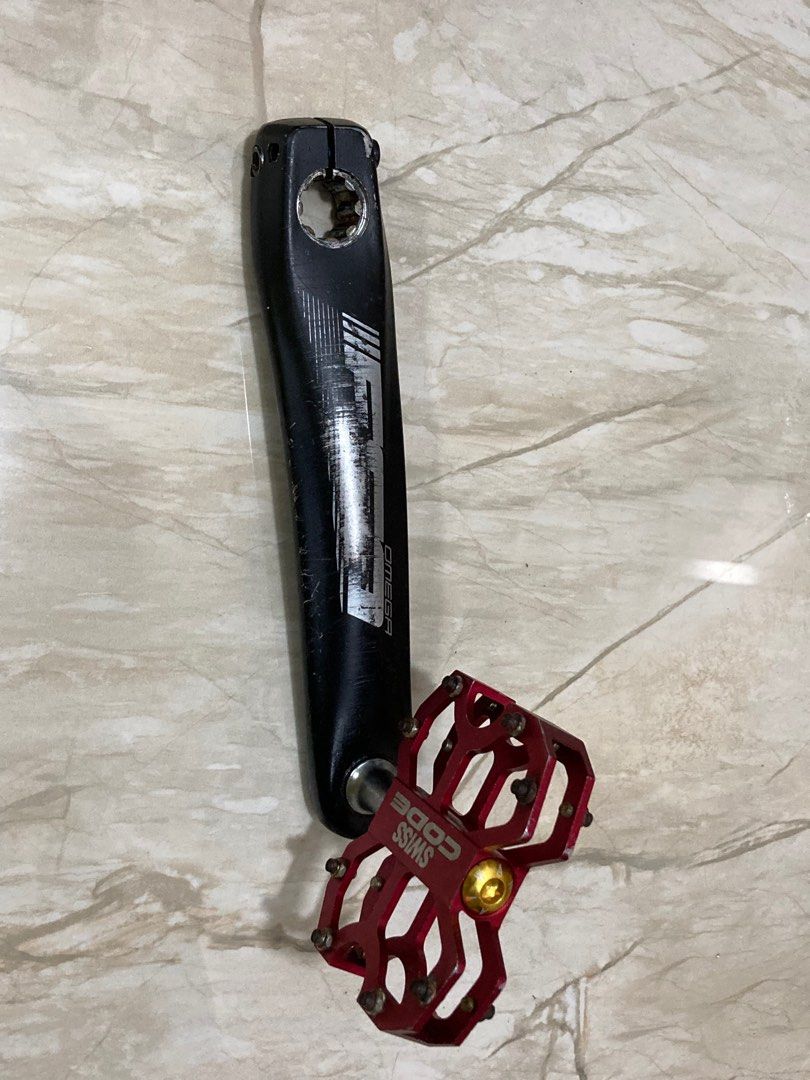 FSA Omega Crankset with Swiss Code Pedal, Sports Equipment, Bicycles ...