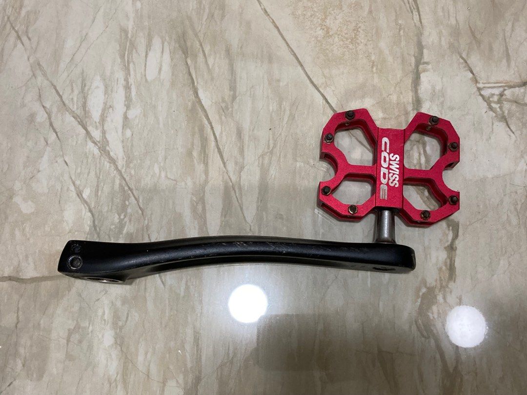 FSA Omega Crankset with Swiss Code Pedal, Sports Equipment, Bicycles ...