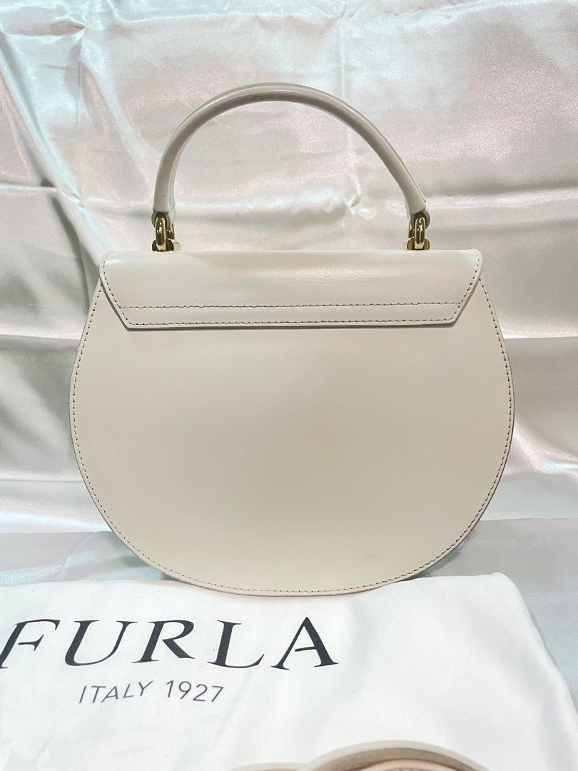 Furla Metropolis in White Talco, Women's Fashion, Bags & Wallets, Cross ...