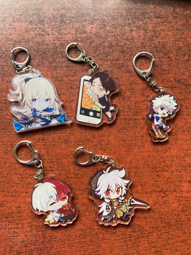 Genshin Impact, Haikyuu, BNHA, HXH keychains, Hobbies & Toys ...