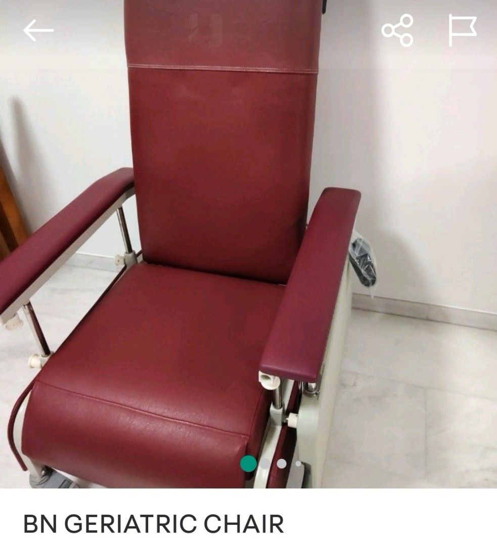 Geriatric Chair, Health & Nutrition, Medical Supplies & Tools on Carousell