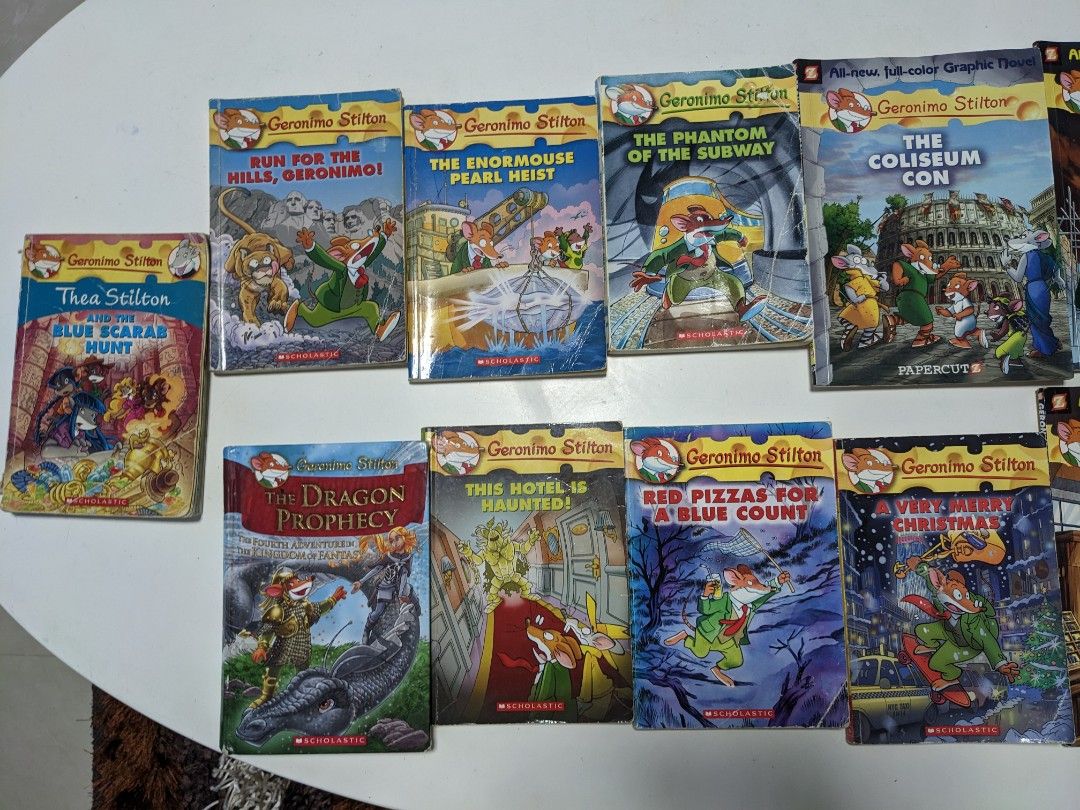 Geronimo Stilton books and graphic novel bundle, Hobbies & Toys, Books ...