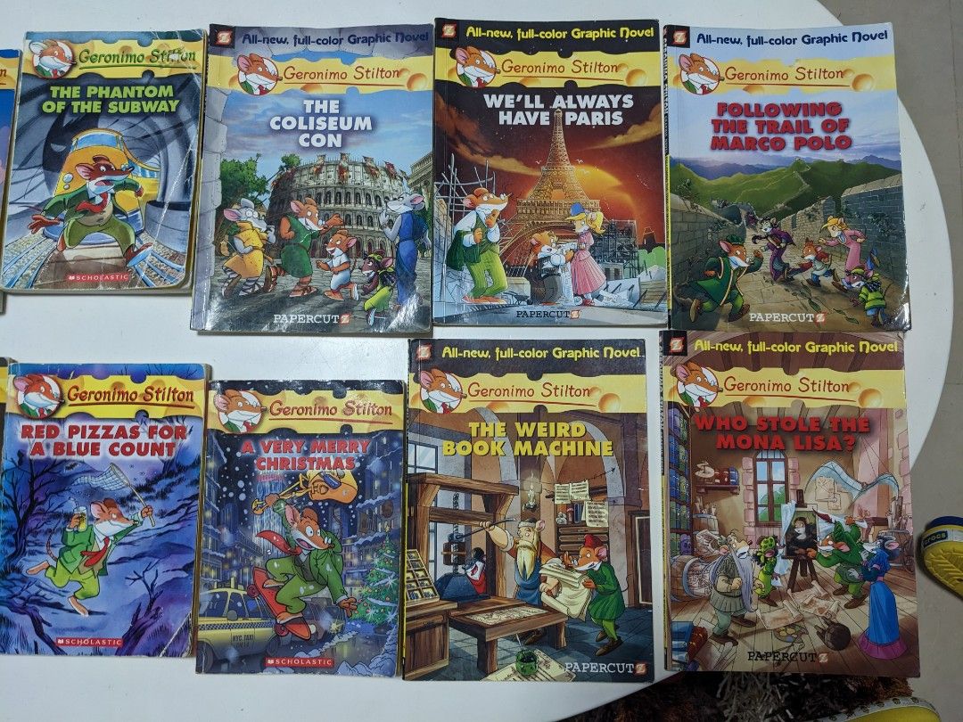Geronimo Stilton books and graphic novel bundle, Hobbies & Toys, Books ...