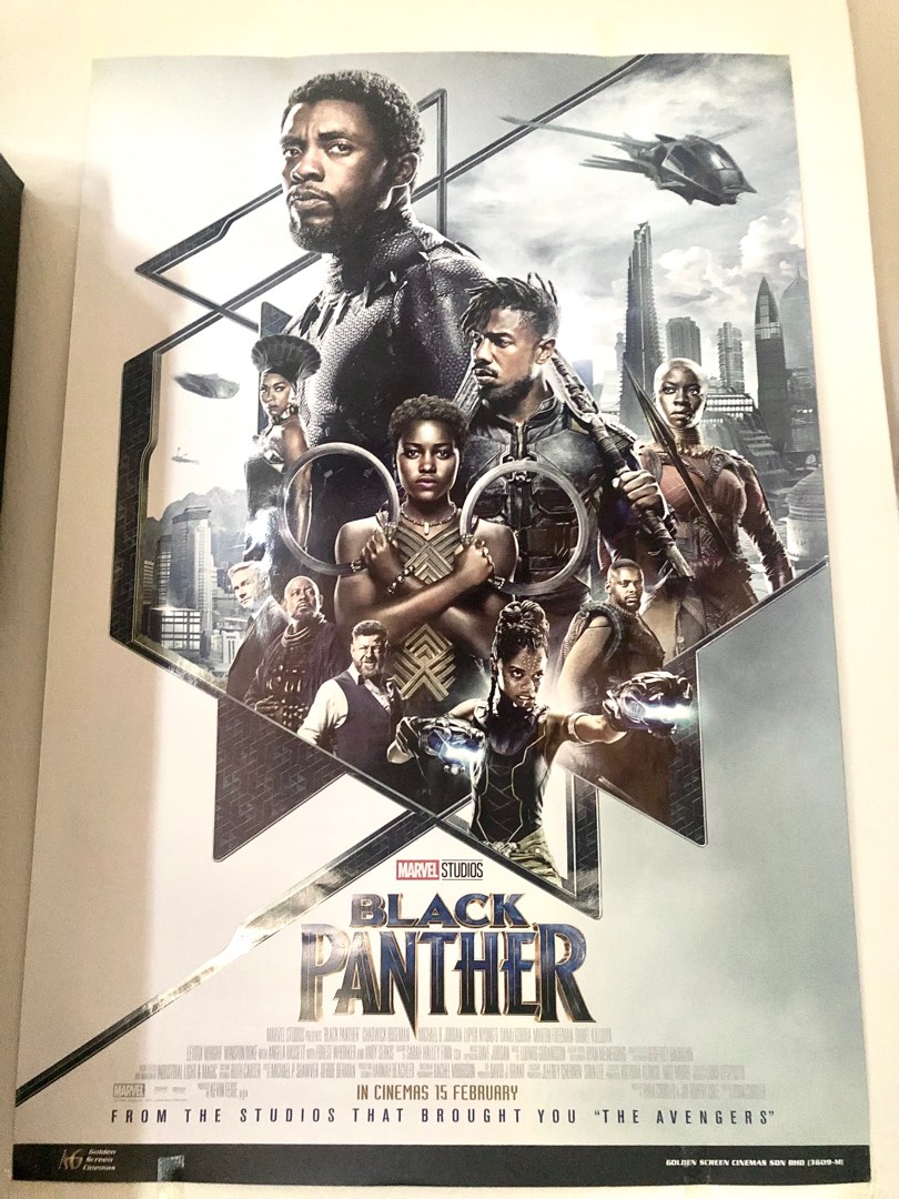 GSC poster Black Panther, Hobbies & Toys, Collectibles & Memorabilia ...