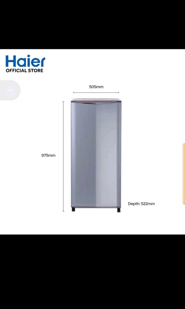 Haier Inverter Refrigerator 5.0 cu ft., TV & Home Appliances, Kitchen ...