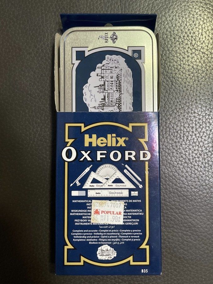 Helix Oxford Mathematical Instruments Set, Hobbies & Toys, Stationery ...