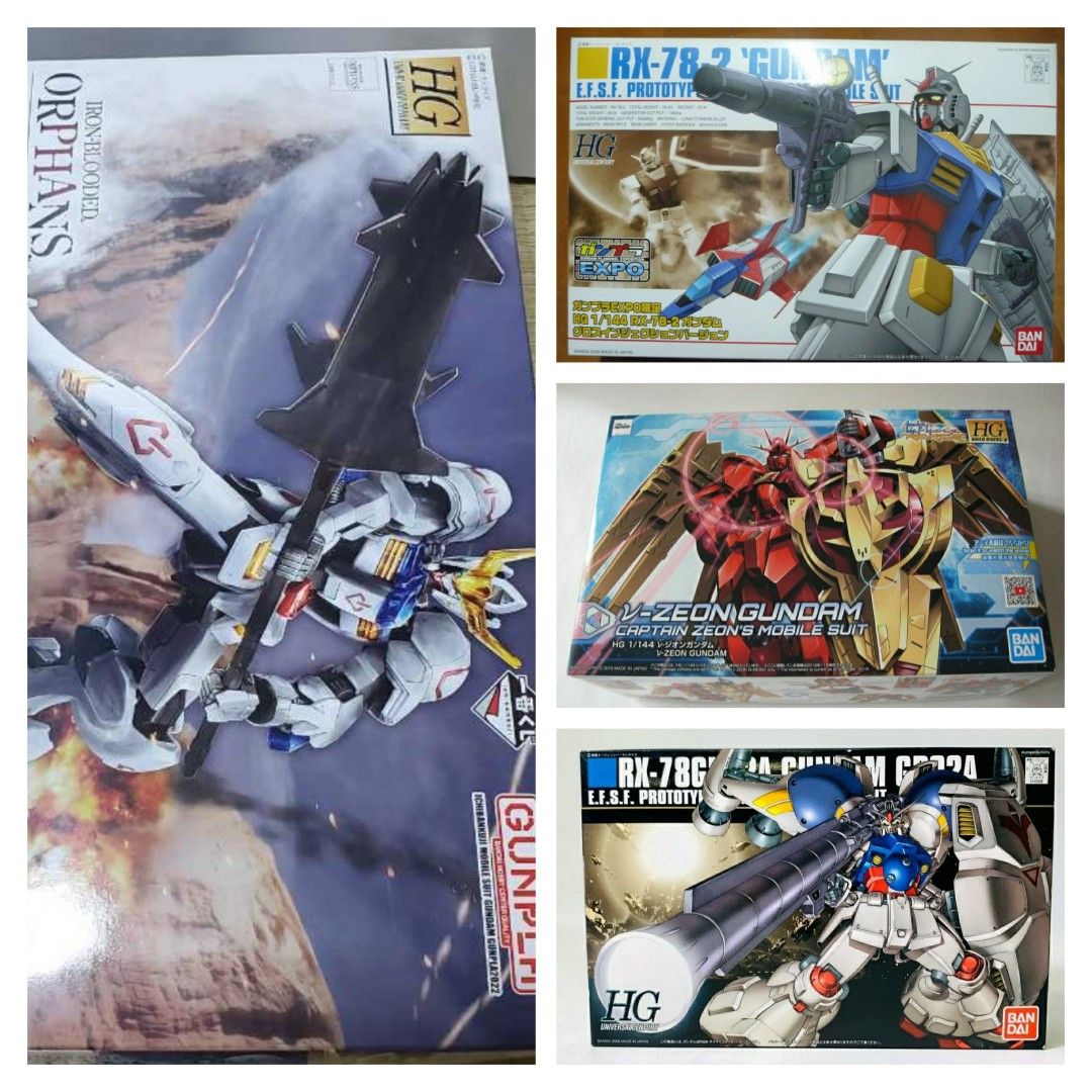 HG Gundam GP-02A Nu-Zeon Gunpla Expo RX-78-2 iron blooded orphans ...
