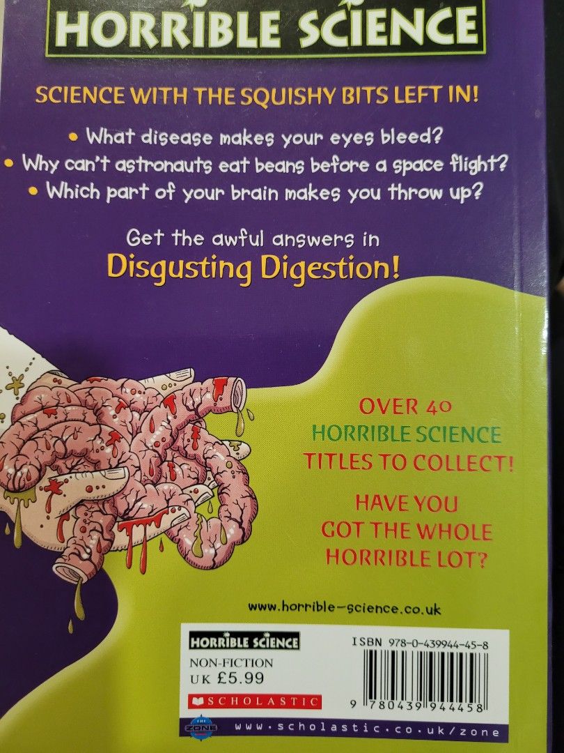 Horrible science digestion, Hobbies & Toys, Books & Magazines, Fiction ...