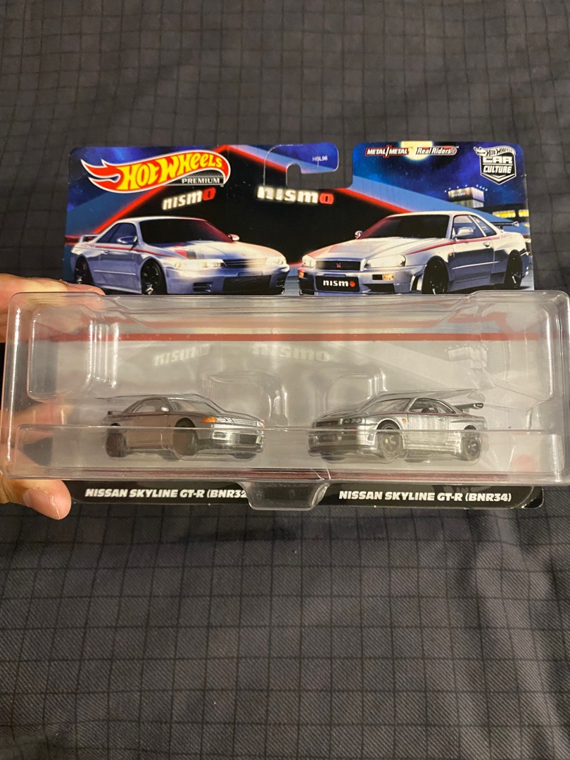 Hotwheels Twin Pack Nismo Nissan Skyline GT-R (BNR34) & (BNR32 ...