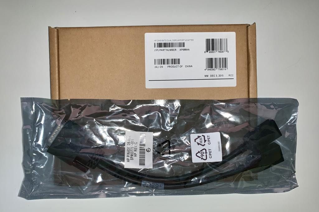 HP DMS-59 to Dual DisplayPort Adapter, Computers & Tech, Parts ...