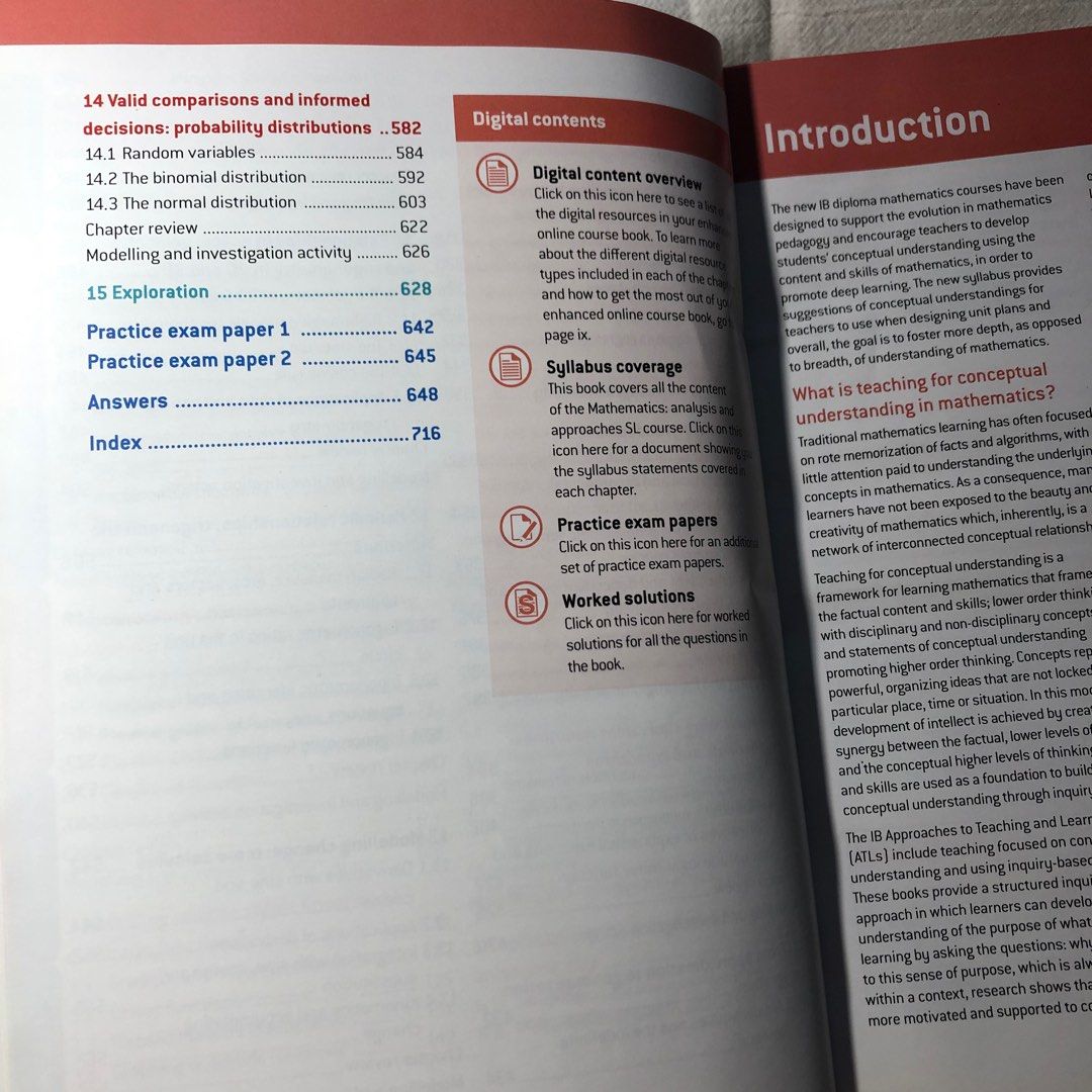 IB Mathematics: Analysis and Approaches SL Course Book Oxford ...