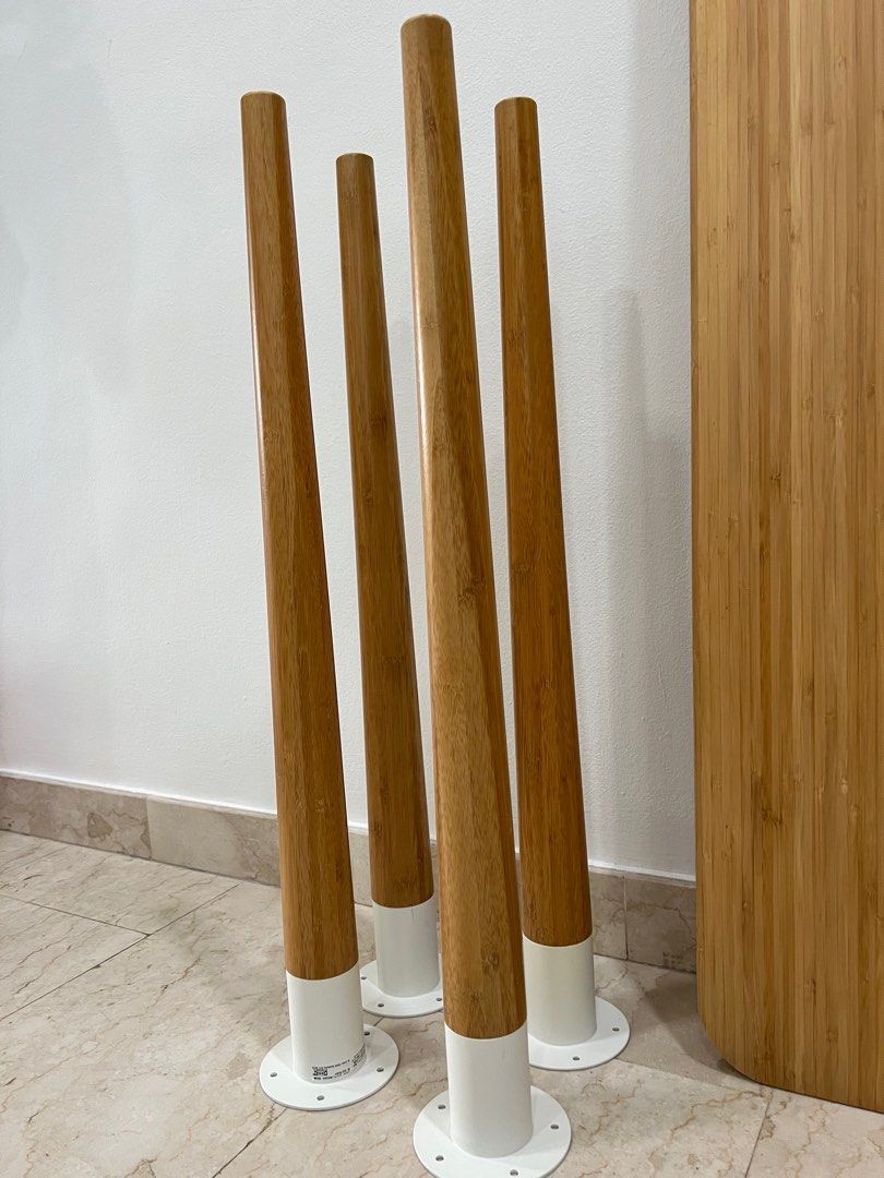 IKEA Bamboo table top and leg cone-shaped, Furniture & Home Living ...