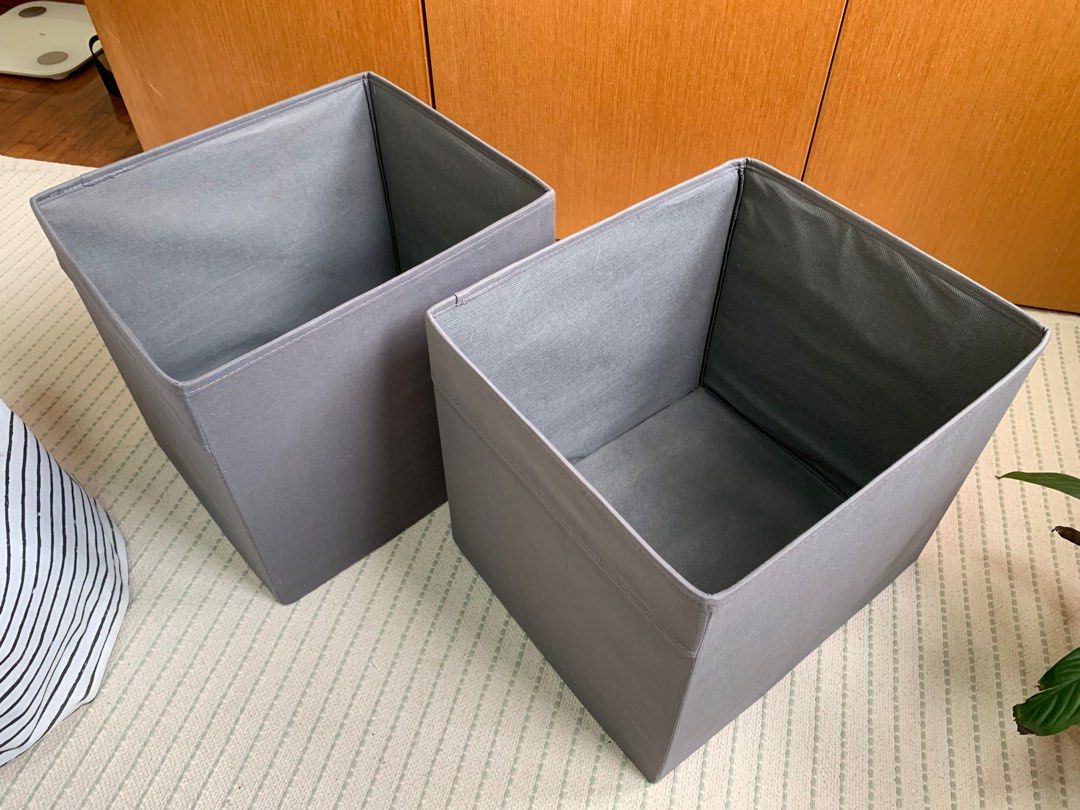 IKEA Drona Storage Box (Set of 2), Furniture & Home Living, Home ...