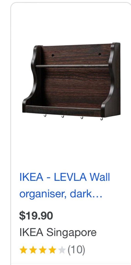 IKEA Levla wall organizer, Furniture & Home Living, Home Improvement ...