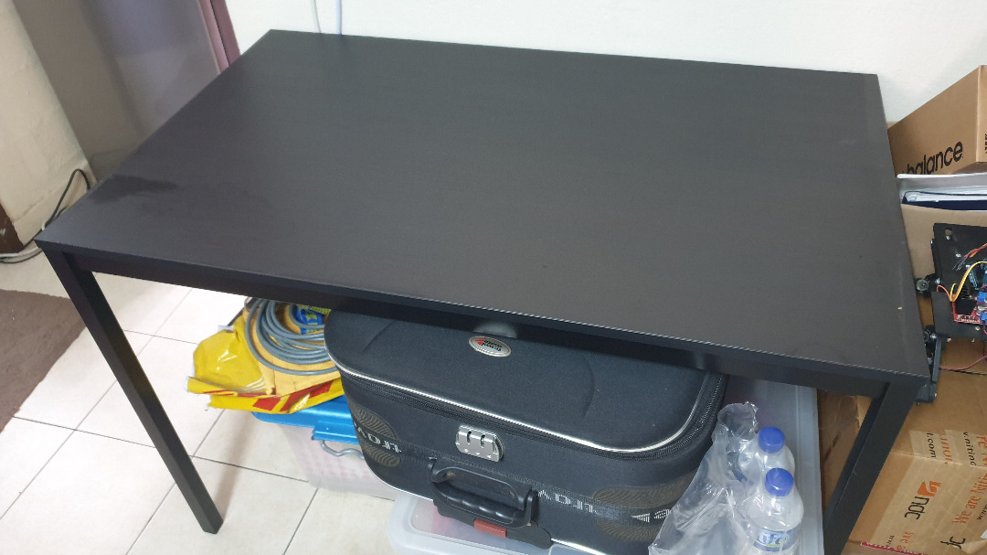 IKEA SANDSBERG Table, black, 110x67 cm, Furniture & Home Living ...