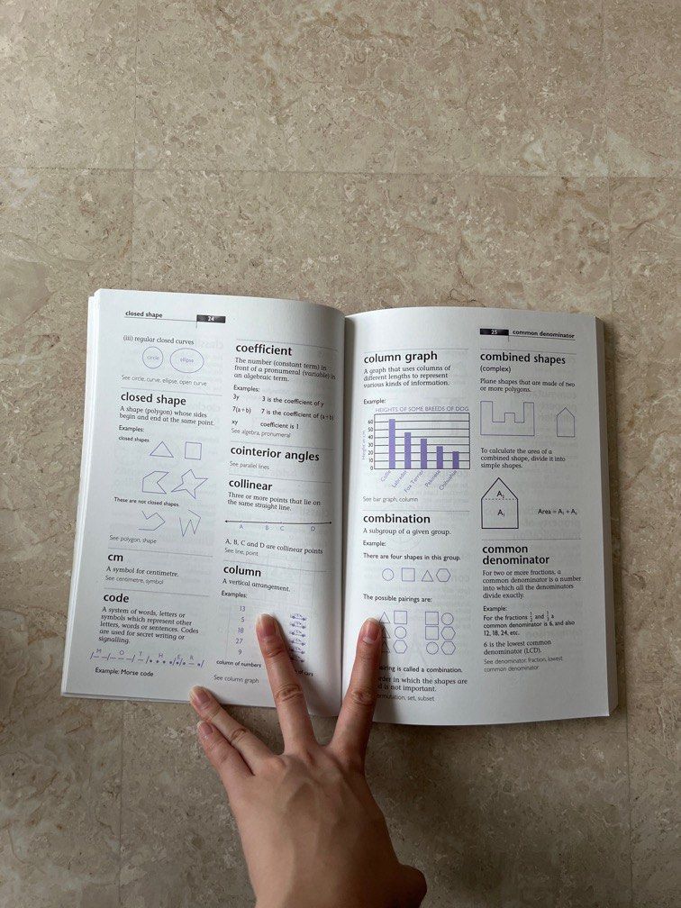 illustrated math dictionary, Hobbies & Toys, Books & Magazines ...