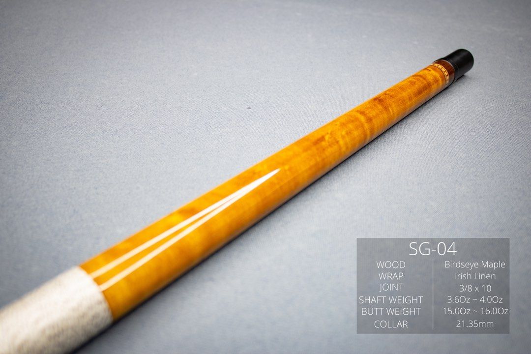 [IN STOCK] KF SG-04 Birdseye Maple Play Cue, Sports Equipment, Sports & Games, Billiards ...