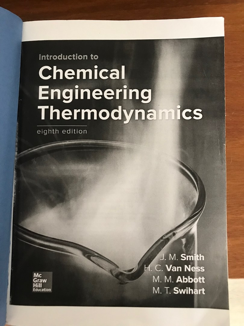 Introduction to Chemical Engineering Thermodynamics, Hobbies & Toys ...