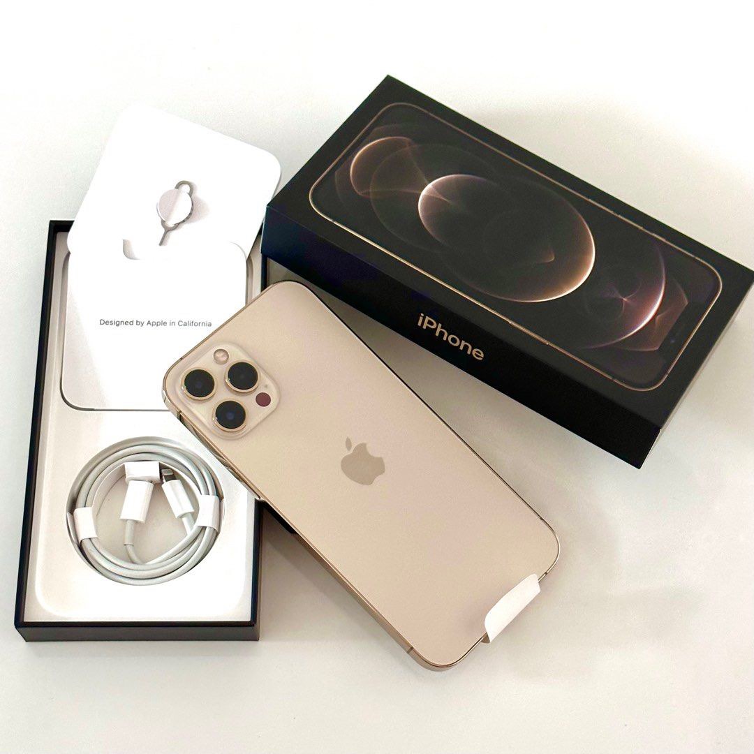 Iphone 12 pro max 256gb gold, Mobile Phones & Gadgets, Mobile Phones ...
