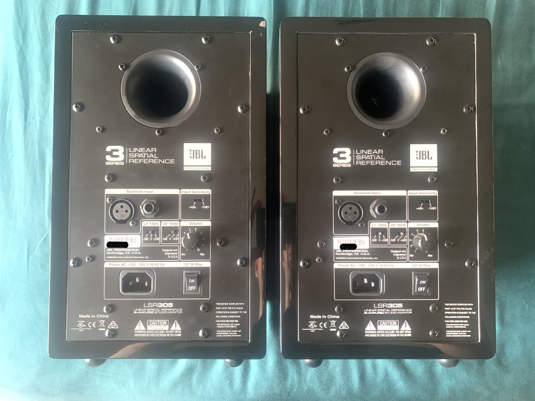 JBL - LSR305 Mk1 - Studio Monitor (PAIR), Audio, Other Audio Equipment ...