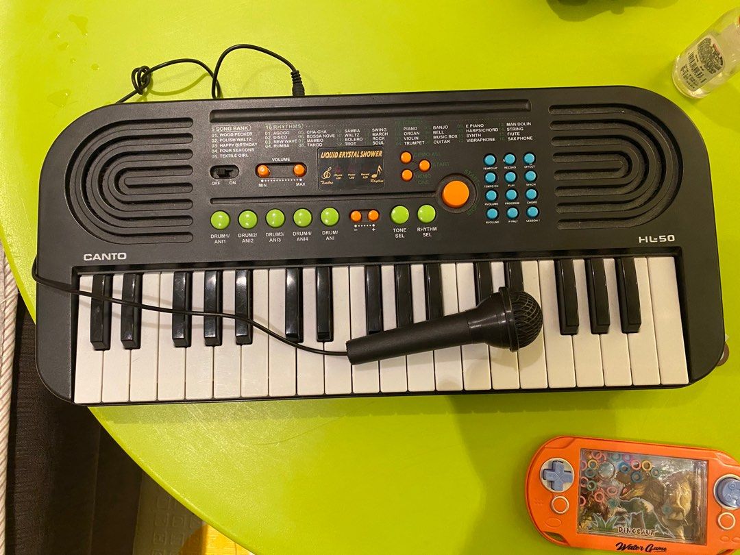 Canto Piano kids with microphone, Hobbies & Toys, Music & Media ...