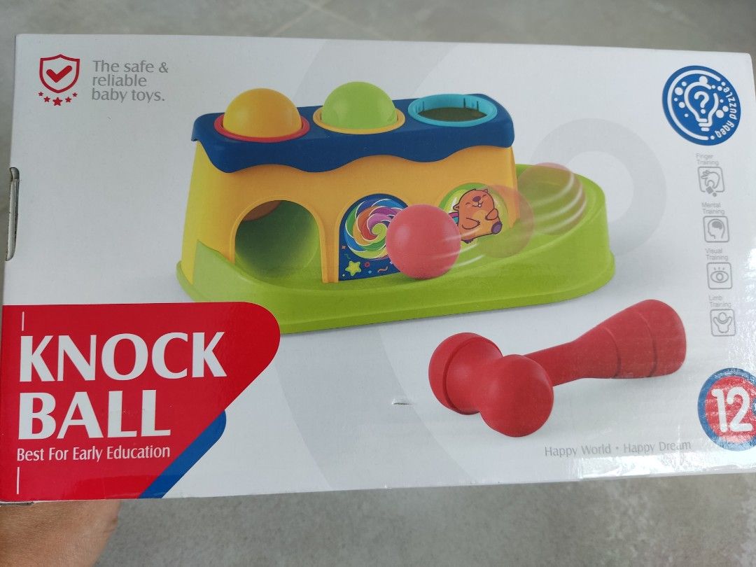 Knock ball playtime, Babies & Kids, Infant Playtime on Carousell