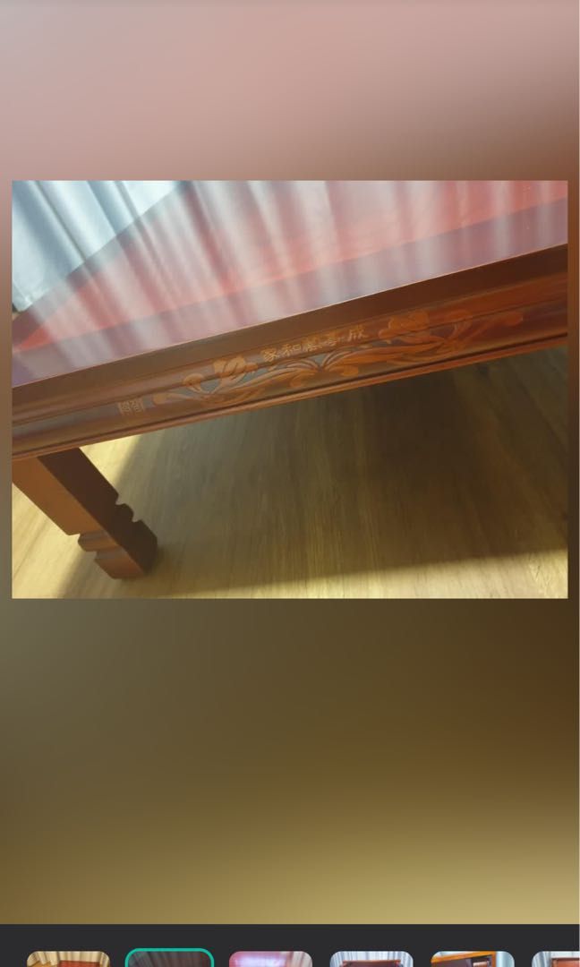 Korean low dining table, Furniture & Home Living, Furniture, Tables ...